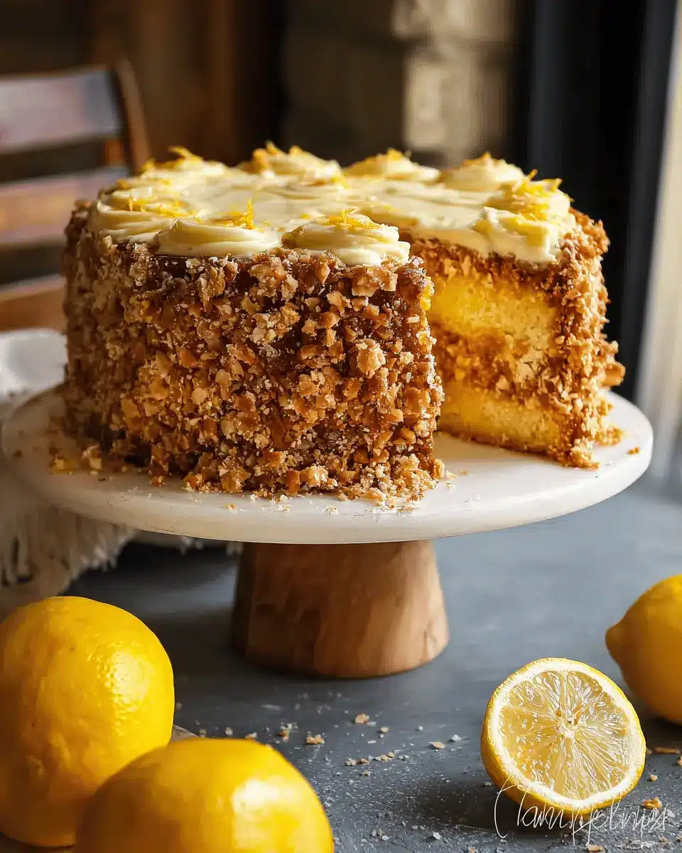 lemon crunch cake recipe