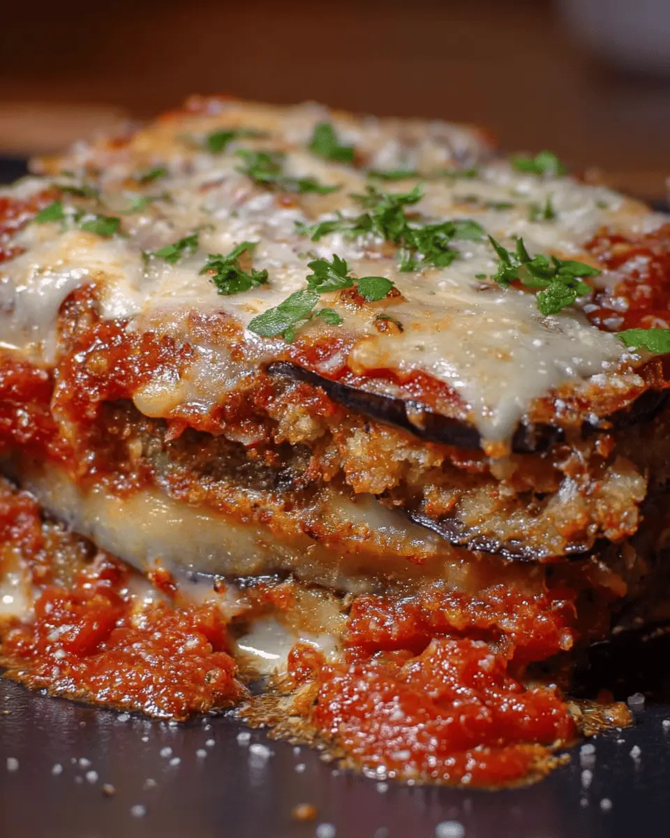 Eggplant Parmesan with Marinara Sauce