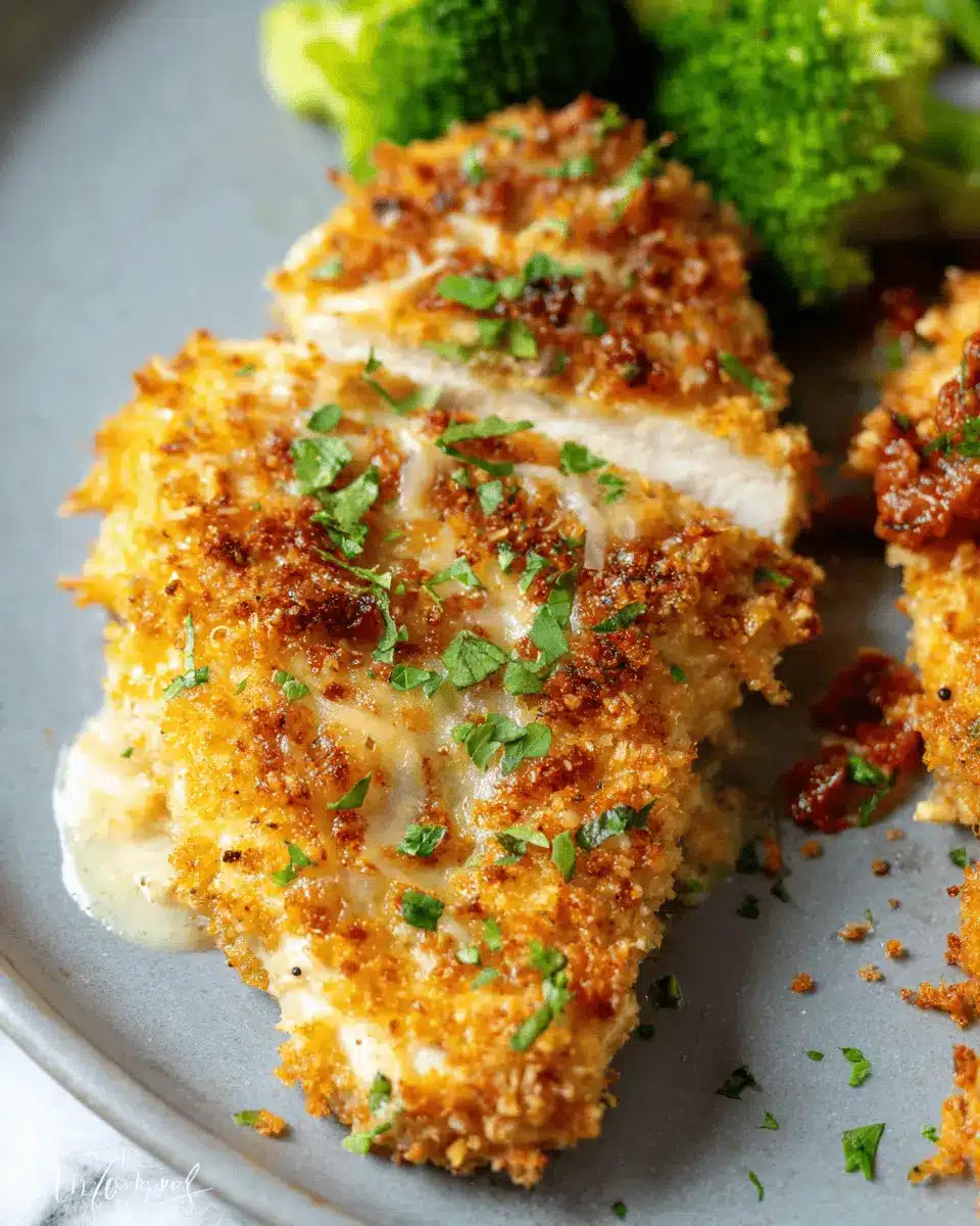 Longhorn Parmesan Crusted Chicken